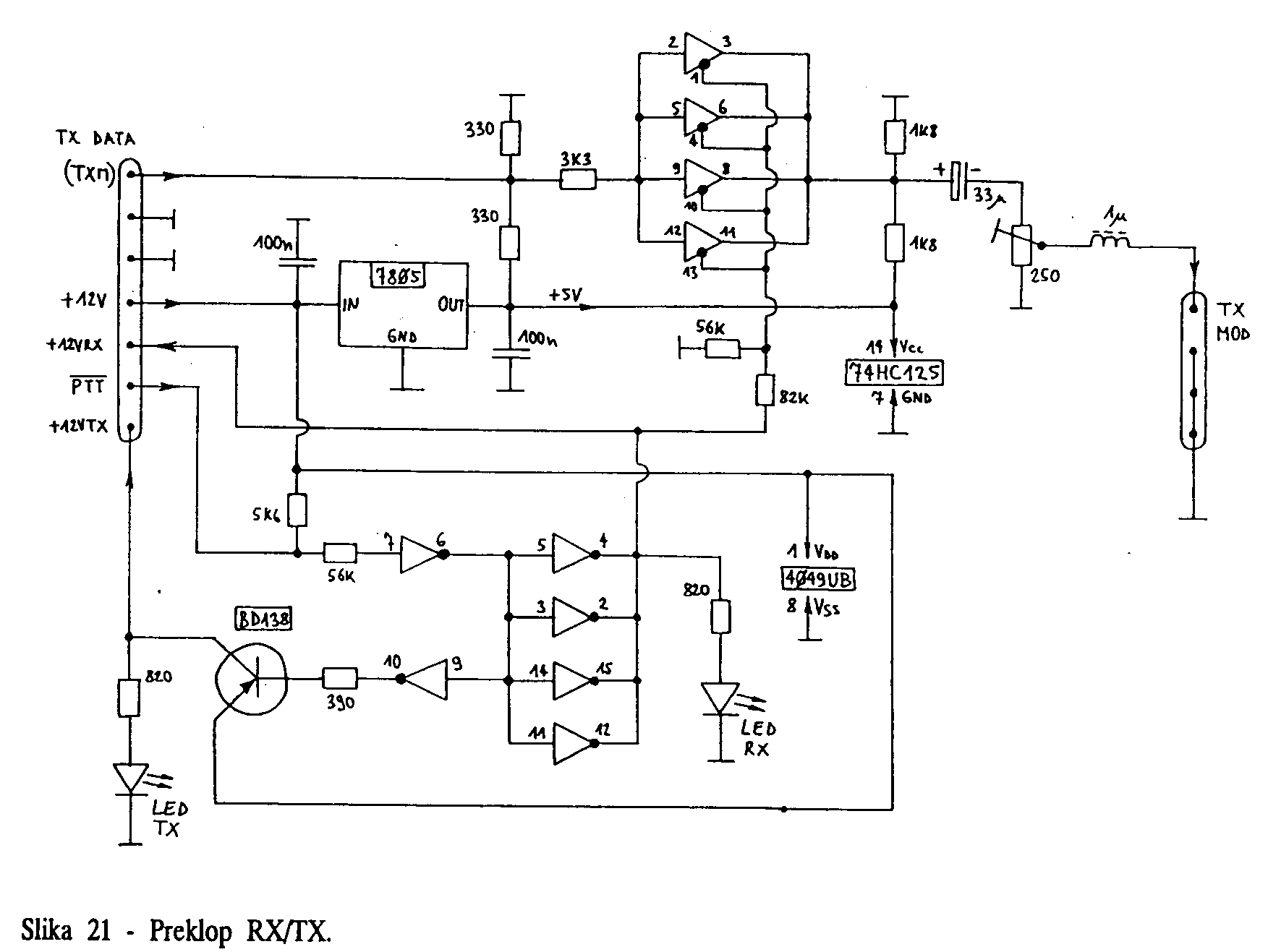 Schema trasmettitore cb - Fare di Una Mosca